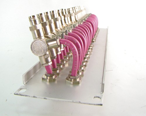 19" Trompeter TEI 1005-0907 Patch Panel - (20) Coaxial Connectors | eBay