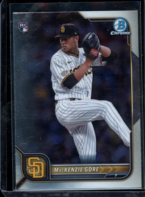 2022 Bowman Chrome MacKenzie Gore Rookie RC #67 San Diego Padres QTY | eBay