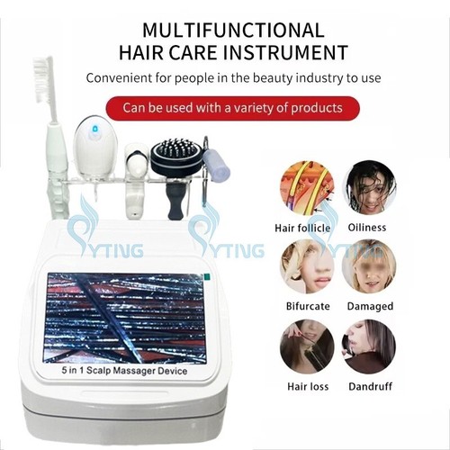 5 in 1 Hair Follicle Massage Scalp Spray Hair Regrowth Machine for ...