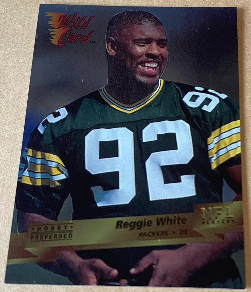 REGGIE WHITE HOF 1993 WILD CARD CHROME CARD #132 NM-MT Condition | eBay