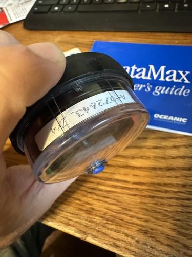 OCEANIC Datamax Sport Model DRB - Puck Scuba Dive Computer with Manual ...