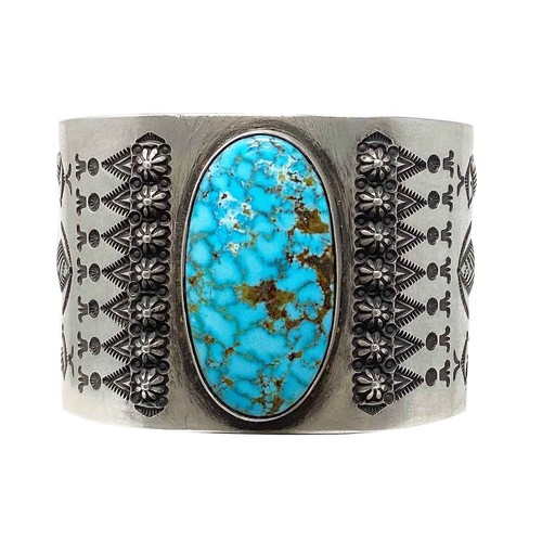 Edison Sandy Smith, Revival Bracelet, Kingman Turquoise, Navajo ...