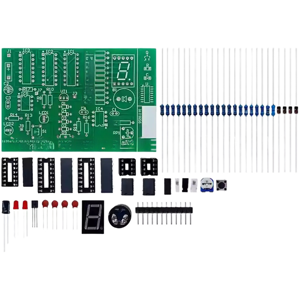 9 Second Countdown Timer DIY Project Kit with Buzzer Alarm for Learning ...