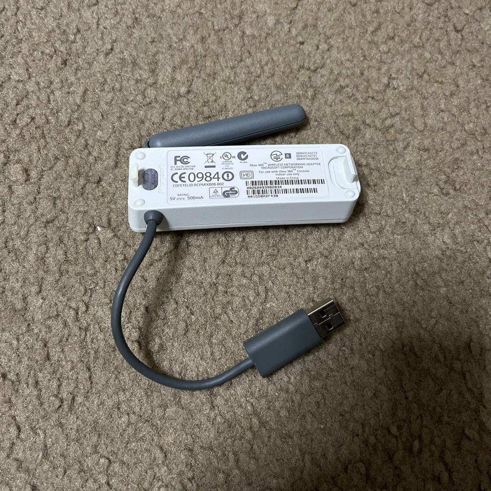 Official Microsoft XBOX 360 Wireless Networking Adapter Internet WiFi ...