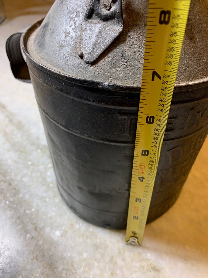 Antique "THE INTELLIGENT CAN" Kerosene Oil Can Pitcher Spout 1889 Henry ...