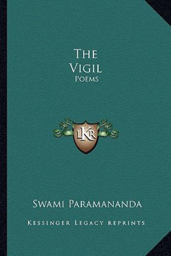 Vigil : Poems by Swami Paramananda (2010, Trade Paperback) for sale ...