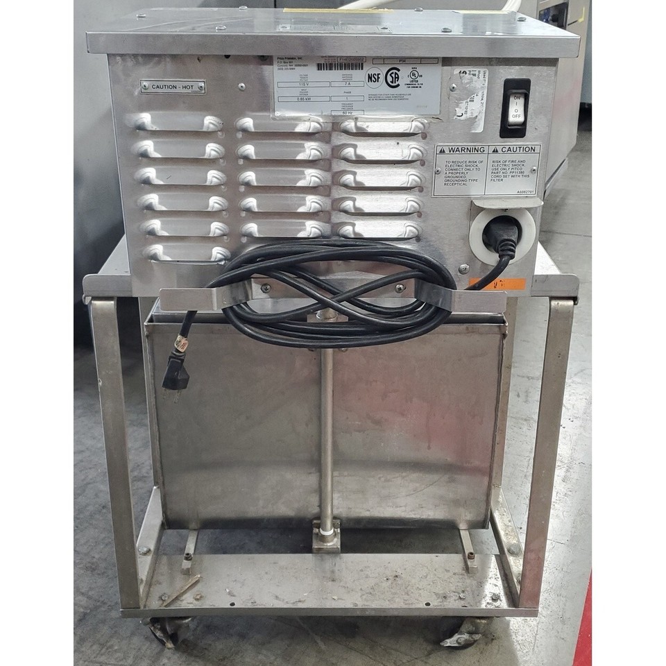 Pitco P34 Oil Filter System, 210 Pound. Capacity, Used, Very Good ...