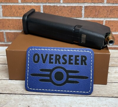 Fallout Patch - Iron on Adhesive Vault-Tec Patch - Overseer Leatherette ...
