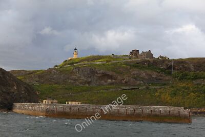 Photo 12x8 Inchkeith Lighthouse and breakwater Viewed from the cruiser ...