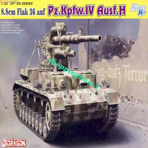 Dragon 1/35 6829 WWII German 88mm FlaK 36 auf Pz.Kpfw.IV Ausf.H w ...
