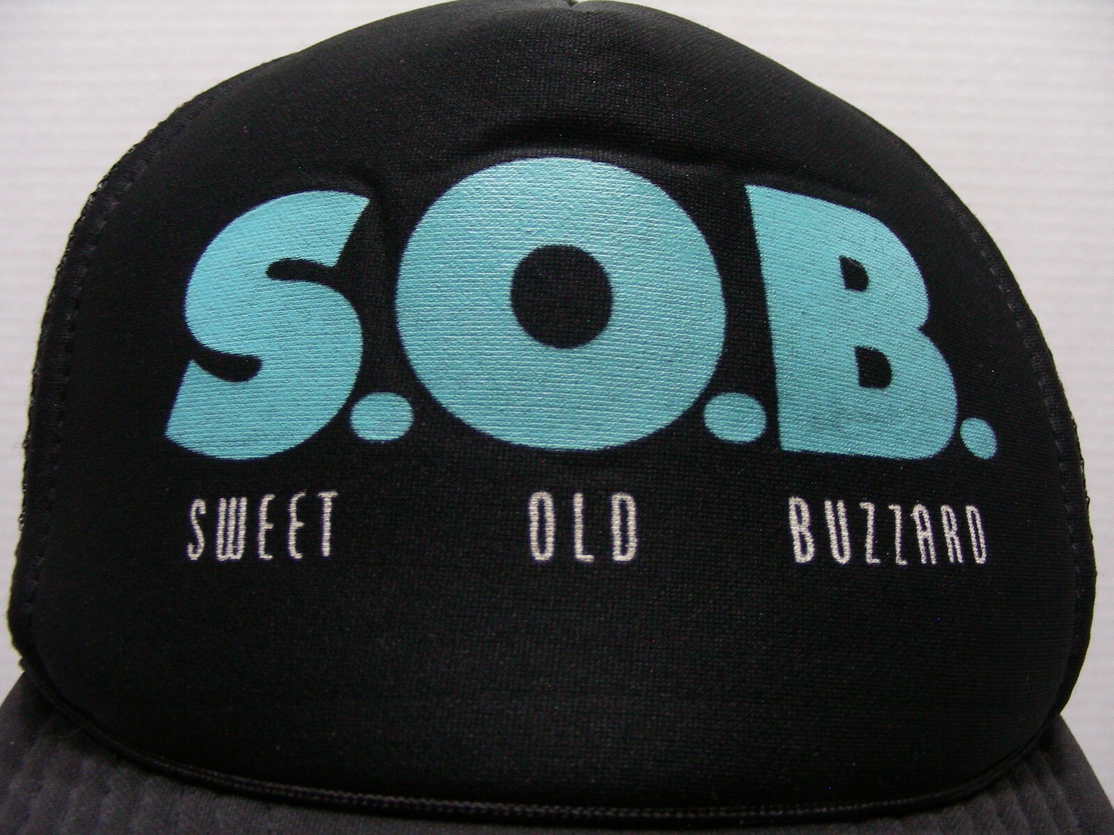 S.O.B. - SWEET OLD BUZZARD - Adjustable Trucker SNAPBACK Baseball Cap ...