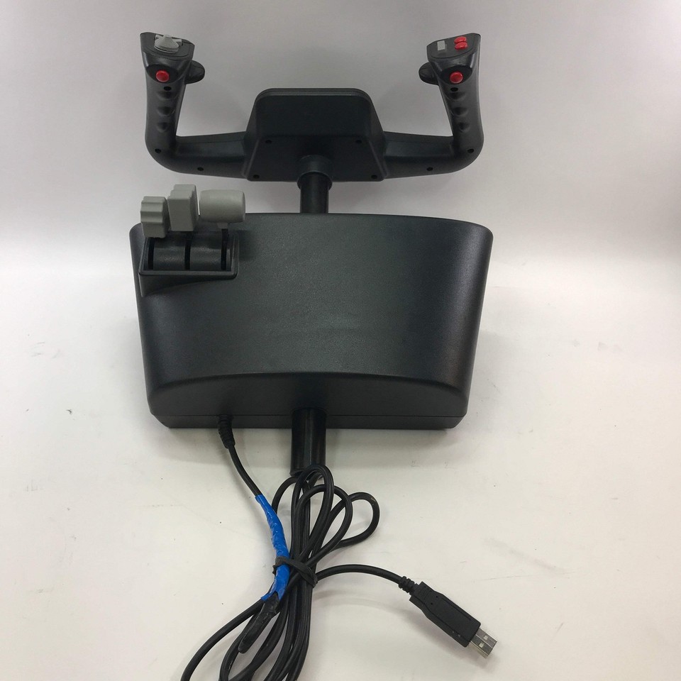 CH Products Flight Sim Yoke USB w/ Pro Pedals Flight Simulator ...