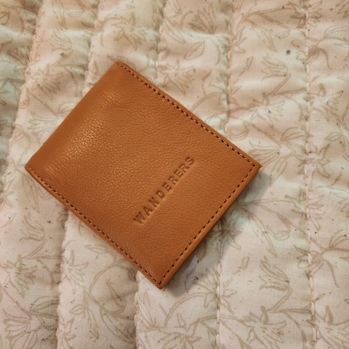 The Wanderers Travel Co Card Bi Fold Wallet Camel Brown New | eBay