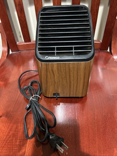 Vintage Norelco Clean Air Machine Freshener Desk Top Wood Grain ...