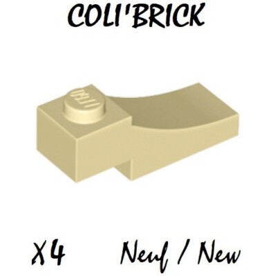 Lego 70681 - 4x Briques / Brick Arch 1x3 inverted - Beige Tan - Neuf | eBay