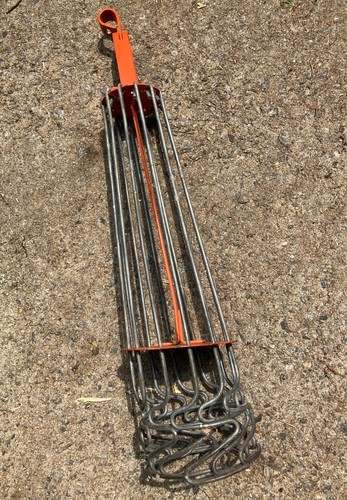 Vintage Neuman Chimney Cleaner Sweep Round Metal Model 112 Fits Sizes 6 ...