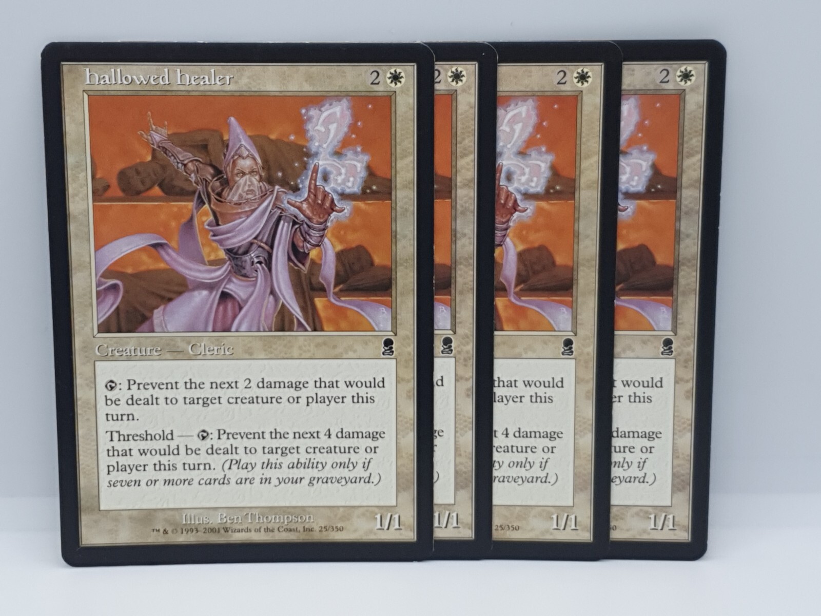 4x Hallowed Healer ODYSSEY 2001 MtG Magic The Gathering | eBay Australia