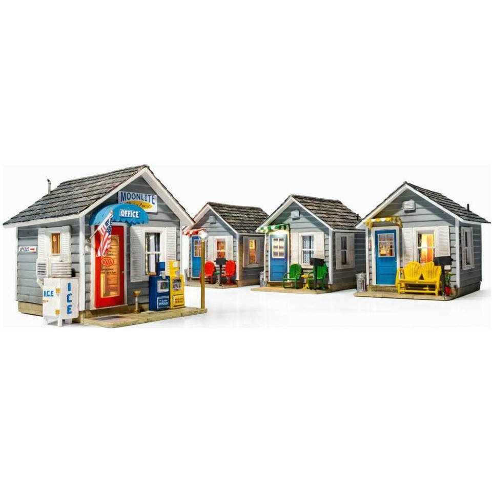 Woodland Scenics BR4963 N Moonlite Motor Court | eBay