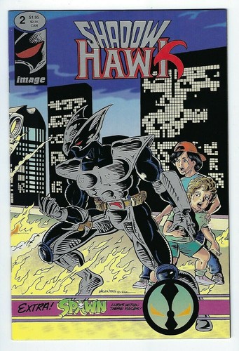 Shadow Hawk #2 Guest Appearance By Spawn NM Condition Image Comic's | eBay
