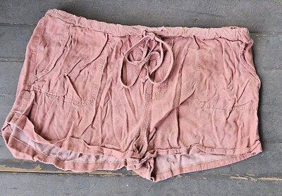 Volcom Sunday Strut Shorts, Salmon Pink, Elastic Waist, XXL (14) | eBay