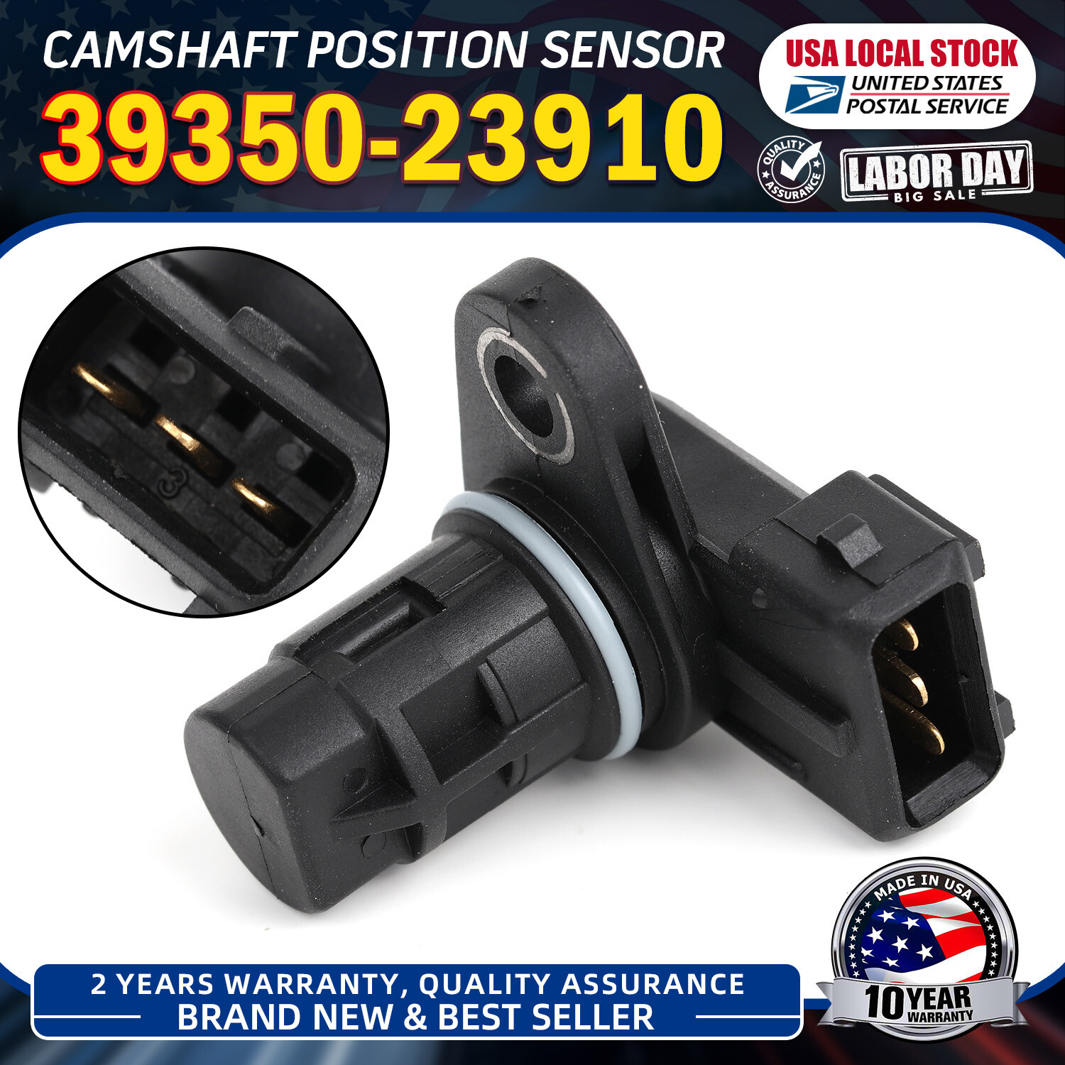 GENUINE Camshaft Position Sensor for 04-15 Hyundai Kia 1.8L 2.0L OE ...