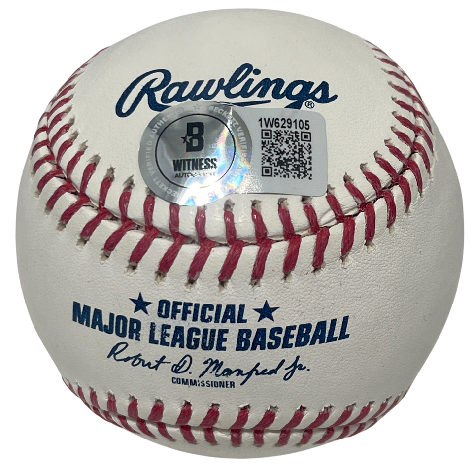 Terry Francona Signed Autographed ROMLB Baseball Beckett Witness BAS ...