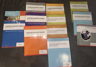 ATI Nursing Content Mastery Series Review 9 Book Set + Some Duplicates ...