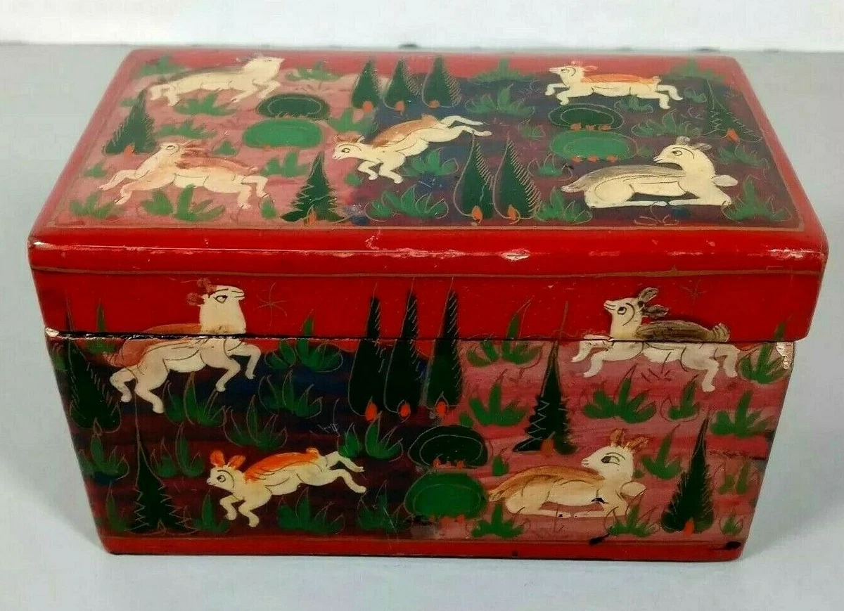 Paper Mache Card Boxes