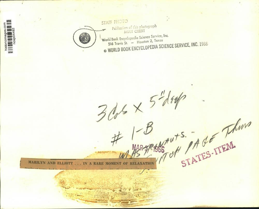 Astronaut Elliot See And Wife