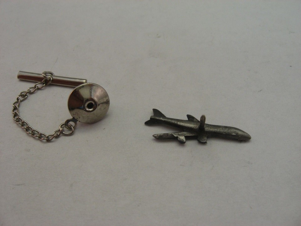Vintage Mens Tie Tack Pin Jewelry: JET AIRPLANE Nice Quality & Design ...