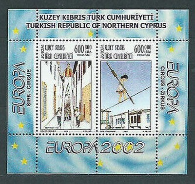 Europe 2002 Turkish Cyprus Yvert Sheet 19 ** MNH | eBay