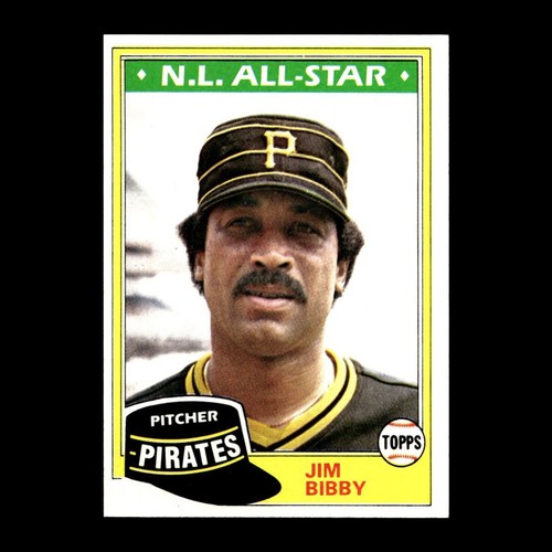 Jim Bibby 1981 Topps Pittsburgh Pirates #430 Nice! 1 | eBay