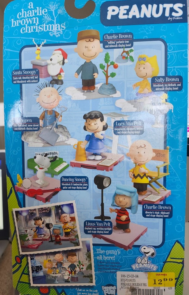 Linus Figure With Working Light - Charlie Brown Christmas Memory Lane ...