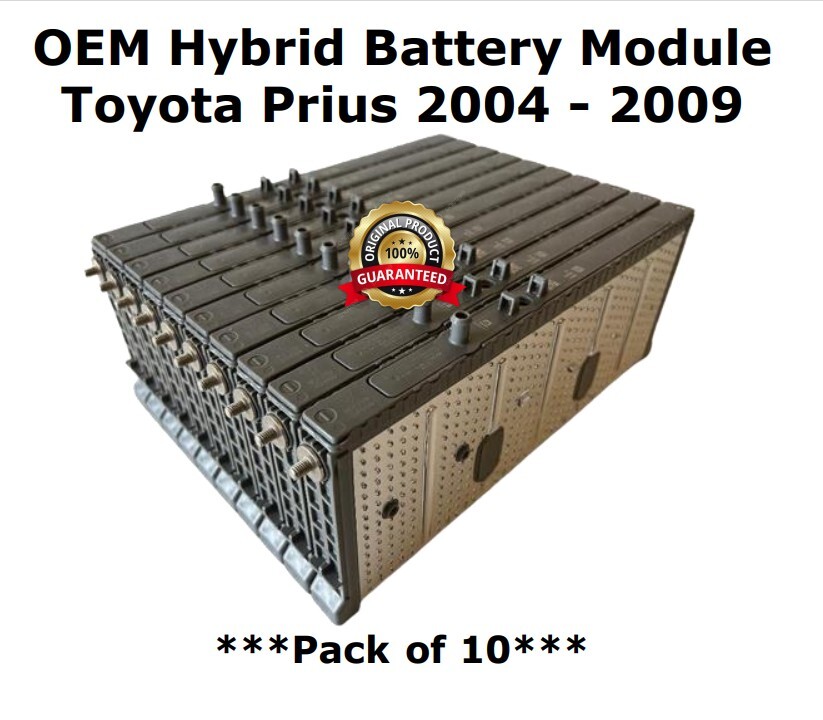 Pack of 10 Toyota Prius BRAND NEW OEM Original Hybrid Battery Cells ...