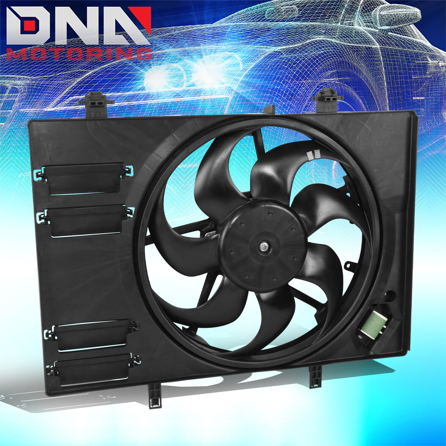 For 2018-2022 Ford Ecosport 1.0L Turbo OE Style Radiator Cooling Fan ...