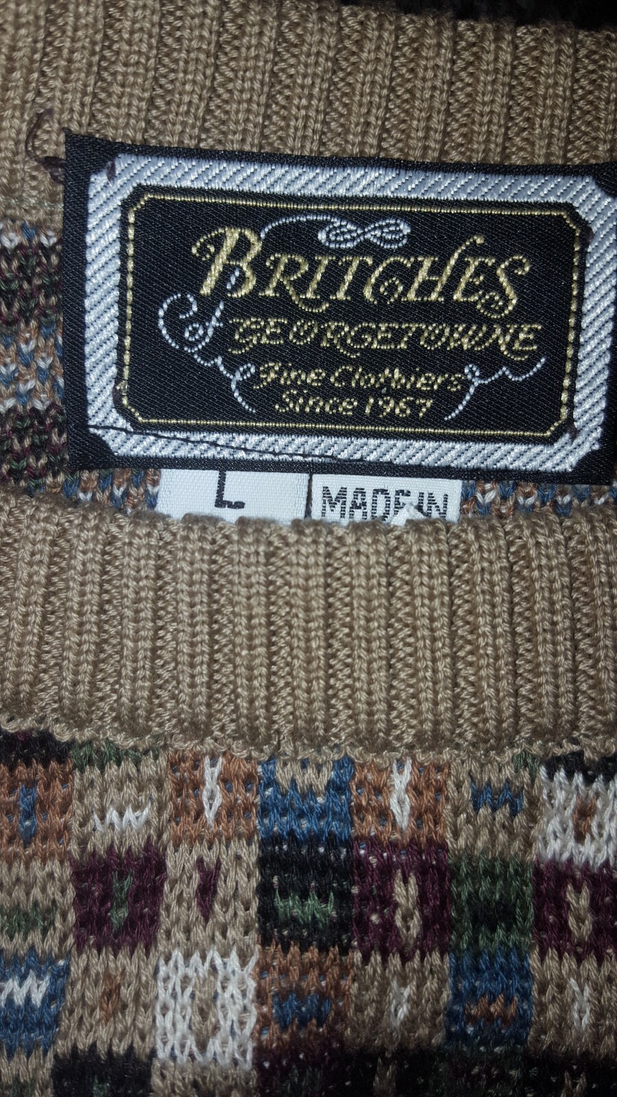 Vintage Britches Of Georgetown Sweater | eBay