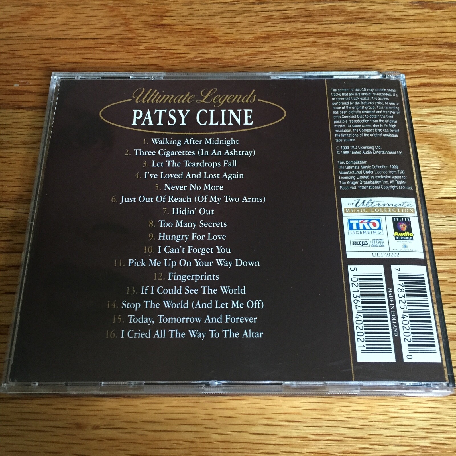 Patsy Cline - 2xCD LOT Ultimate Legends, The Patsy Cline Story | eBay