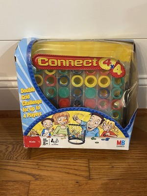 MB Games 2008 Hasbro Connect 4 X 4 Game 14714 Double Grid New Sealed ...