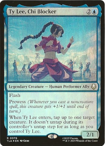 Ty Lee Chi Blocker The Last Airbender MTG Rare R 0076 | eBay