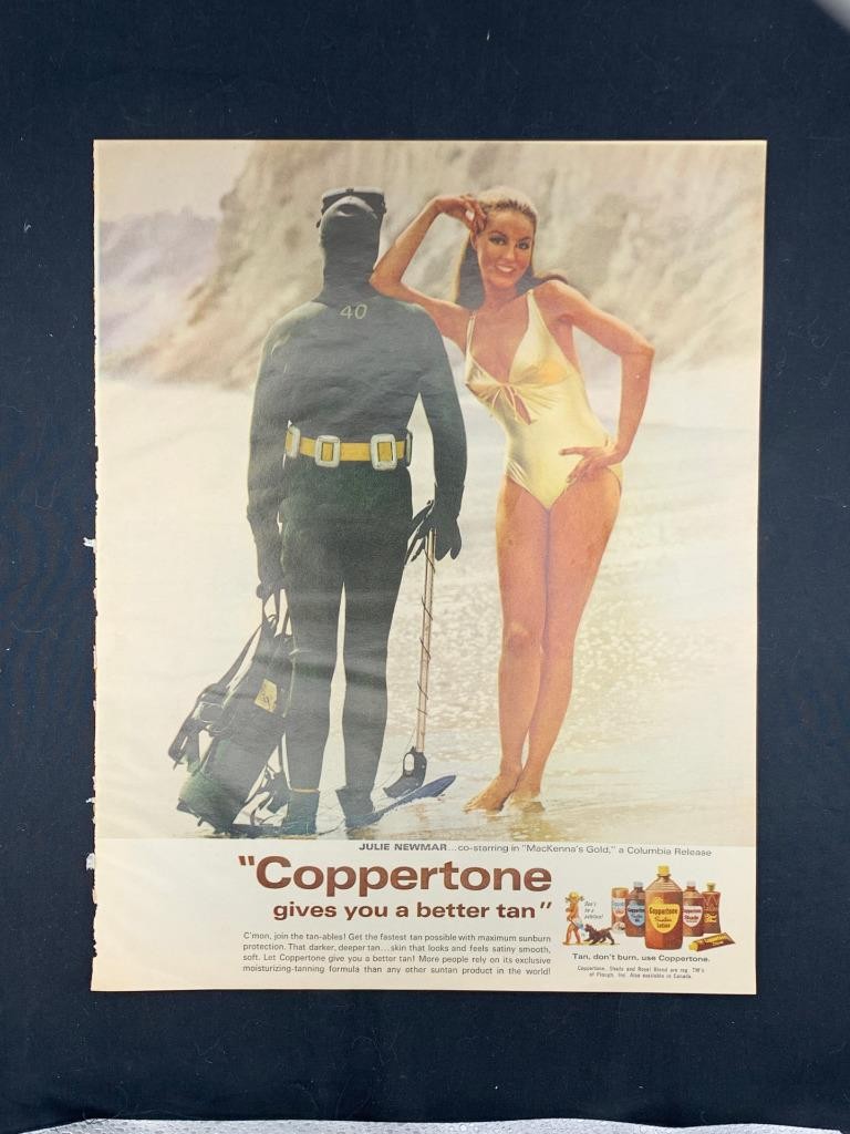 Magazine Ad*- 1968 - Coppertone Tan - Julie Newmar | eBay