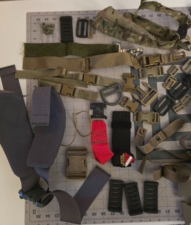 Military MC1-1B Parachute Parts and Connector Parts - For Parts | eBay
