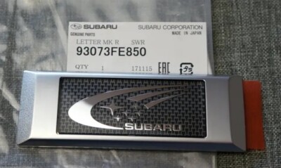 Subaru Genuine 02-07 Impreza WRX STi GDA GDB Rear Carbon SWRT SUBARU ...