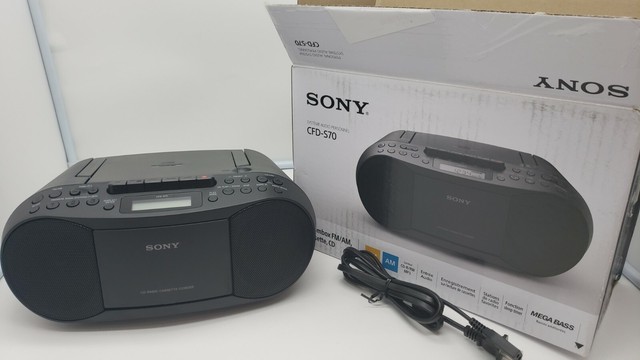 Sony CFD-S50 CD/Line-in Jack/Headphone Jack/Digital/CD-R Playback/MP3 ...