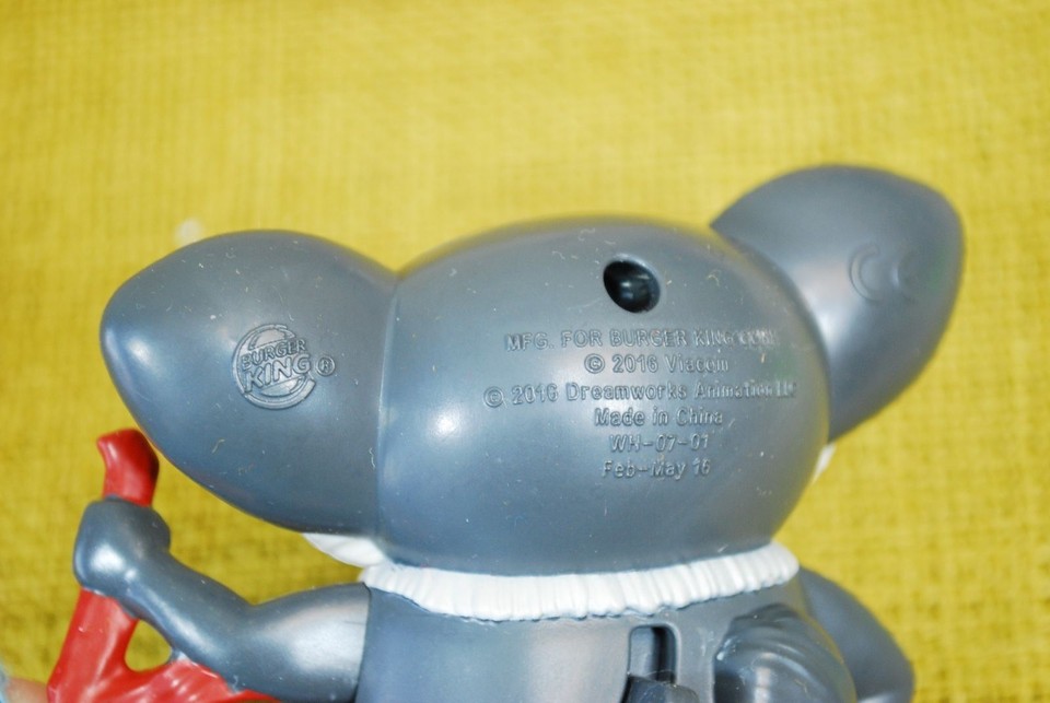 2016 KUNG FU PANDA FIGURE "MASTER SHIFU" MONKEY WITH STICK FOR BURGER ...