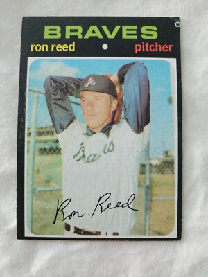 1971 TOPPS #359 RON REED. ATLANTA BRAVES | eBay