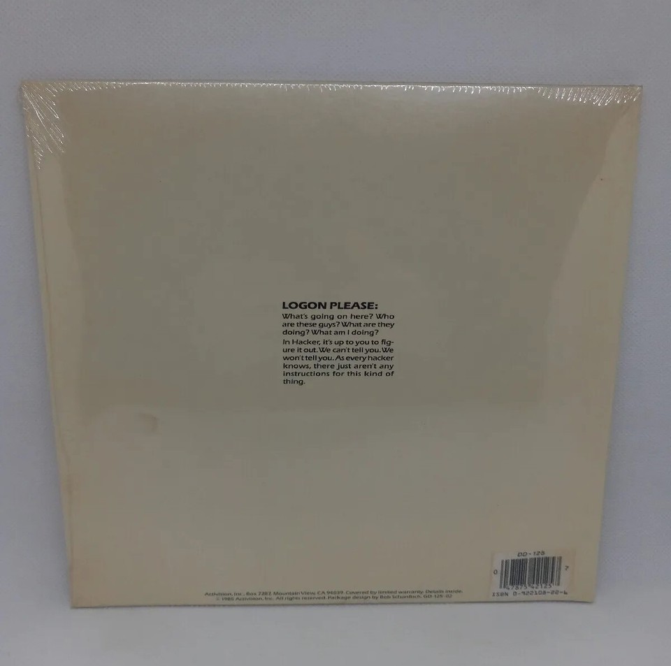 Commodore 64/128 Hacker Vintage 1985 Activision Game Brand New ...