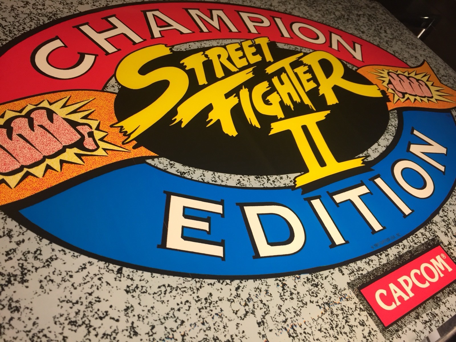 Street Fighter II Championship Edition-Dynamo Big Blue Arcade Marquee ...