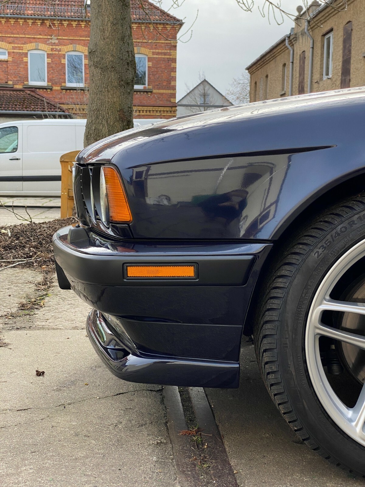 Fit 87-96 BMW E34 Front Spoiler Lip M tech Splitter Lippe diffuser ...