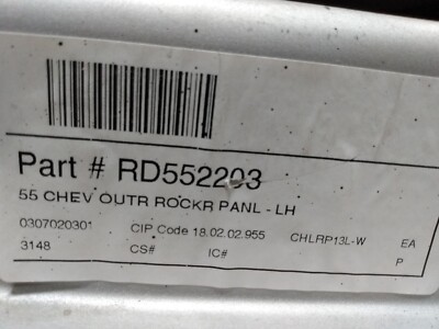 55 Chevy outer rocker panel LH | eBay