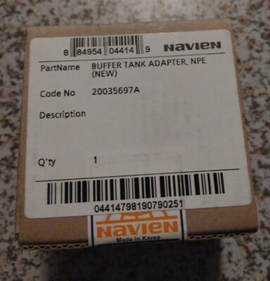 Navien 20035697A Adapter Hot Water Tank for NPE-A2/NPE-S2 tankless ...
